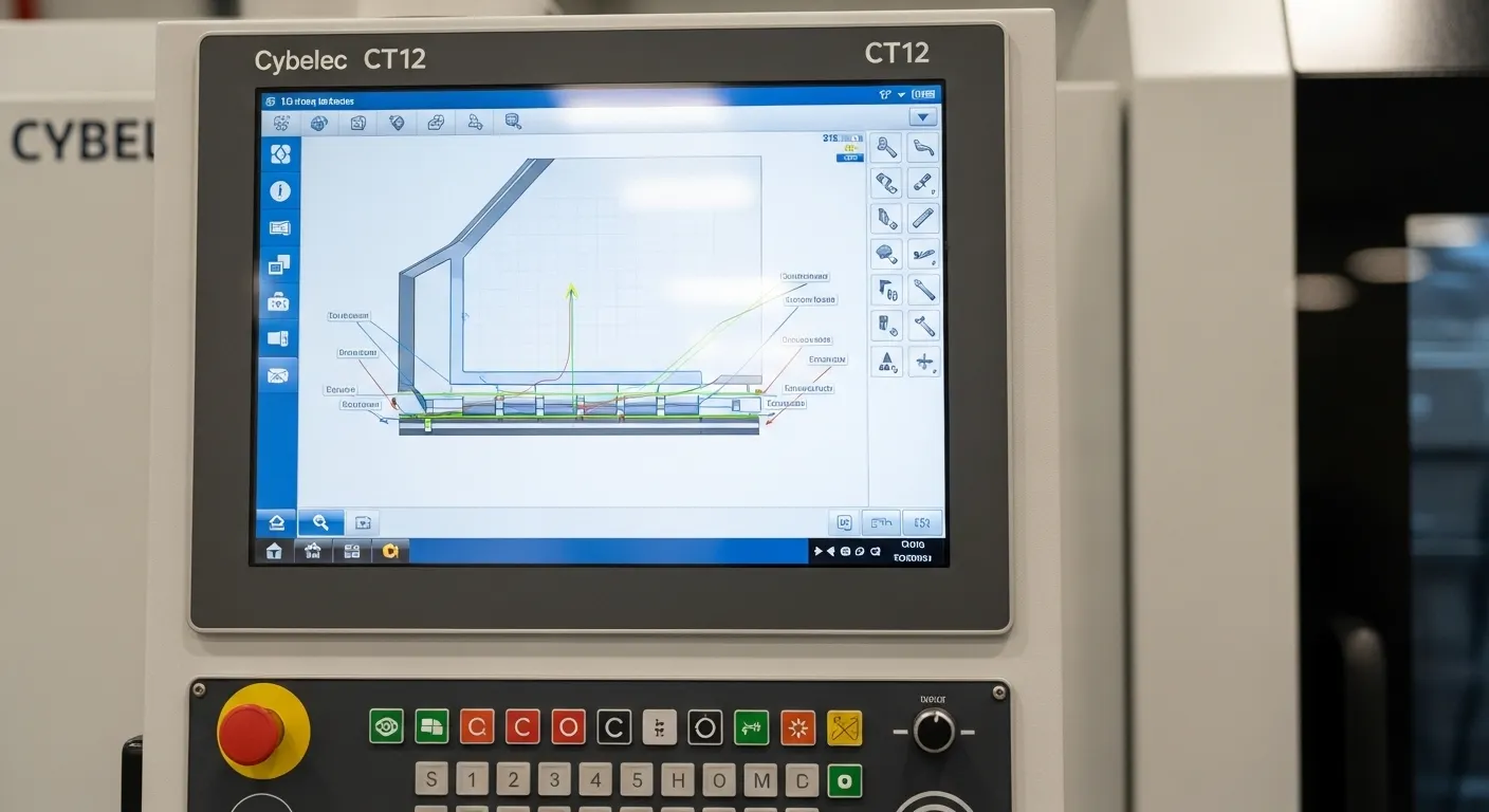 Cybelec CT12 CNC Press Brake: Practical Features